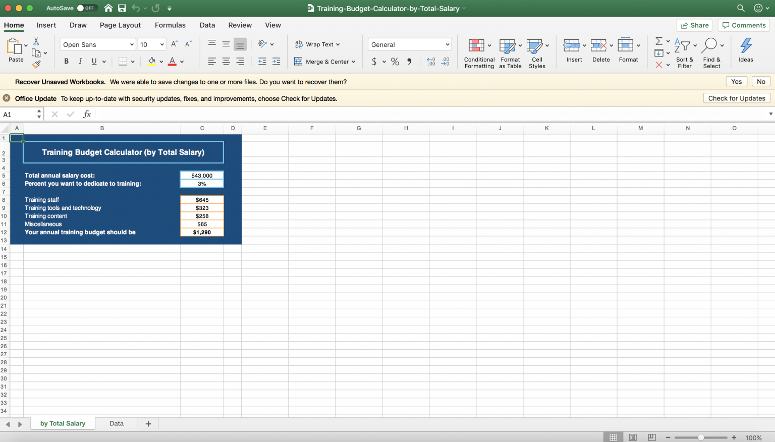 4 Ready-to-Use Learning and Development Budget Templates - Cognota