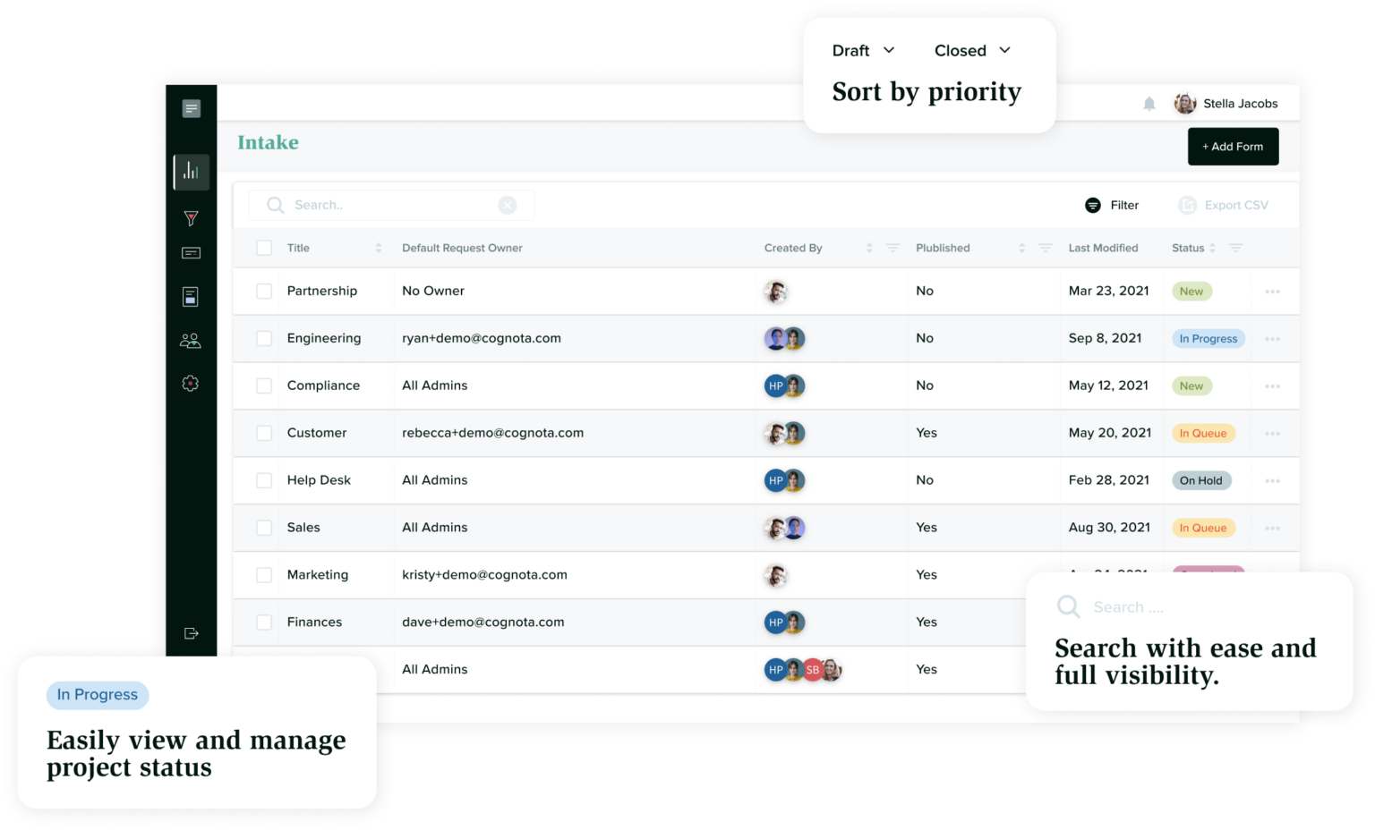 Training Intake Software | Cognota