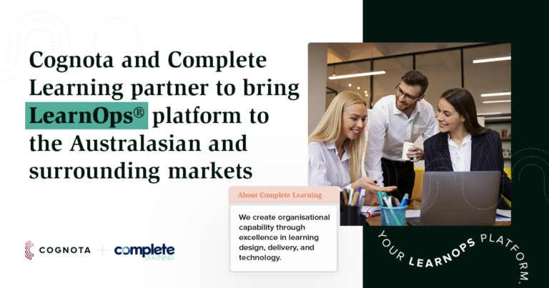 Cognota and Complete Learning partner to bring the world's first ...